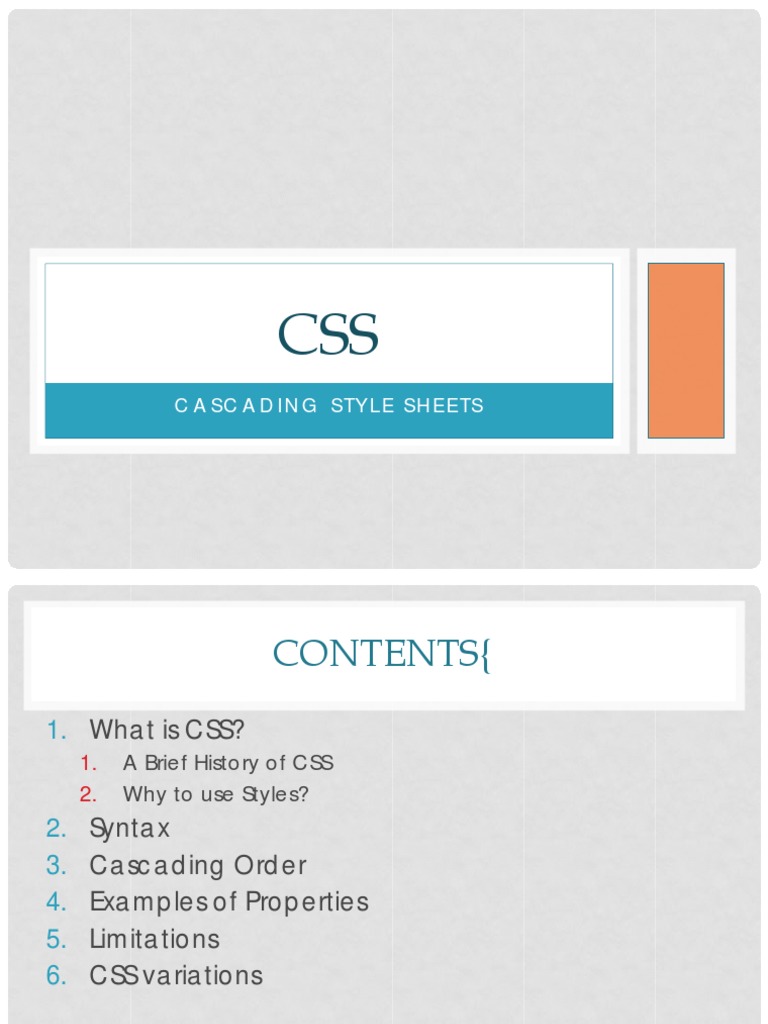 CSS2 | PDF | Cascading Style Sheets | Html Element