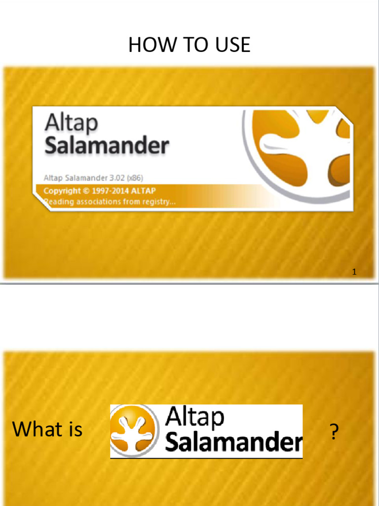 How To Use Altap Salamander | PDF | Computer File | Directory (Computing)