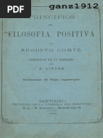 Curso de Filosofía Positiva. Augusto Comte | PDF | Positivismo | Metafísica
