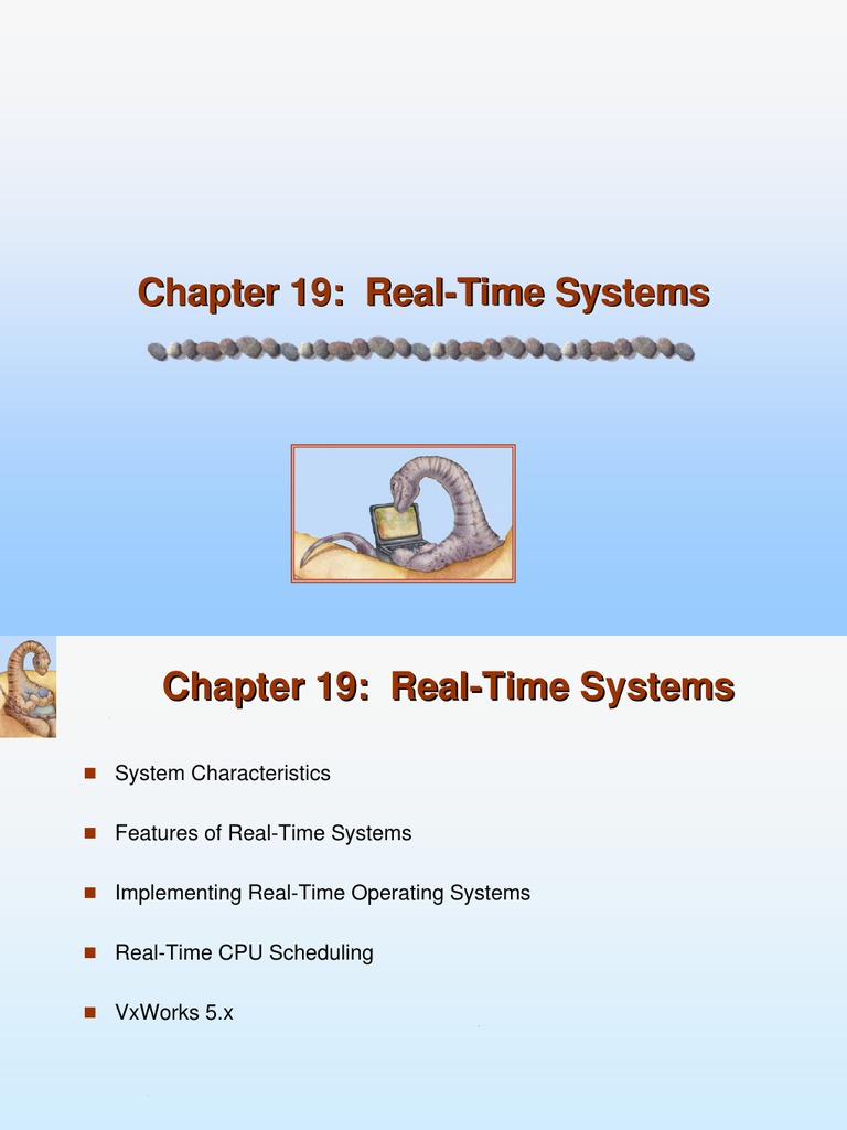 Chapter 19: Real-Time Systems | PDF | Scheduling (Computing) | Real Time Computing