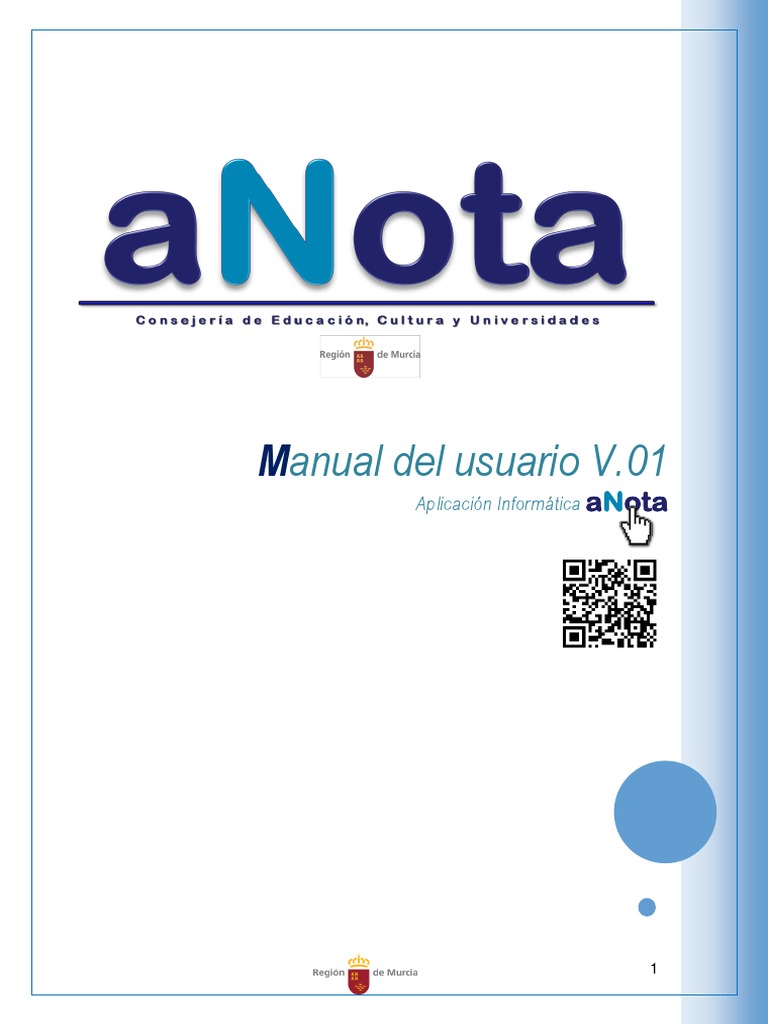 ANota Manual Usuario v.1 - 25 Marzo | PDF | Point and Click | Ventana (informática)