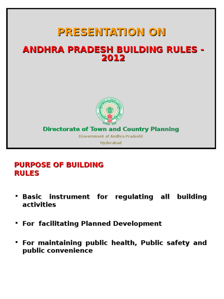 AP_Building_Rules-2012_13_04_2012.ppt | Building Code | Business | Free ...