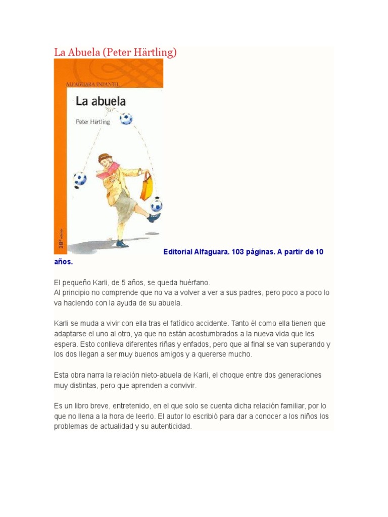 La Abuela Pdf