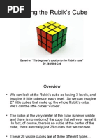 Rubik's Cube Instructable | PDF | Logic Puzzles | Teaching Mathematics