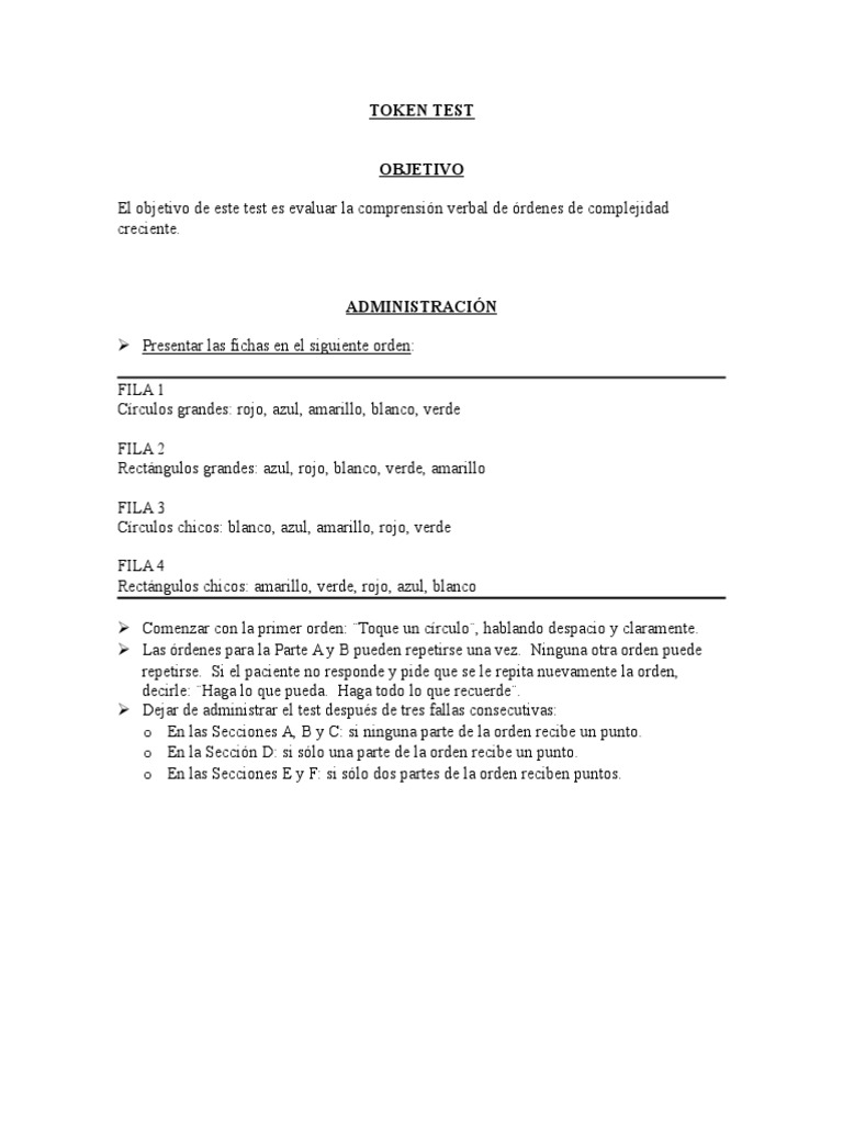 Manual Token Test Pdf Diseño De Comunicacion Medios De Arte