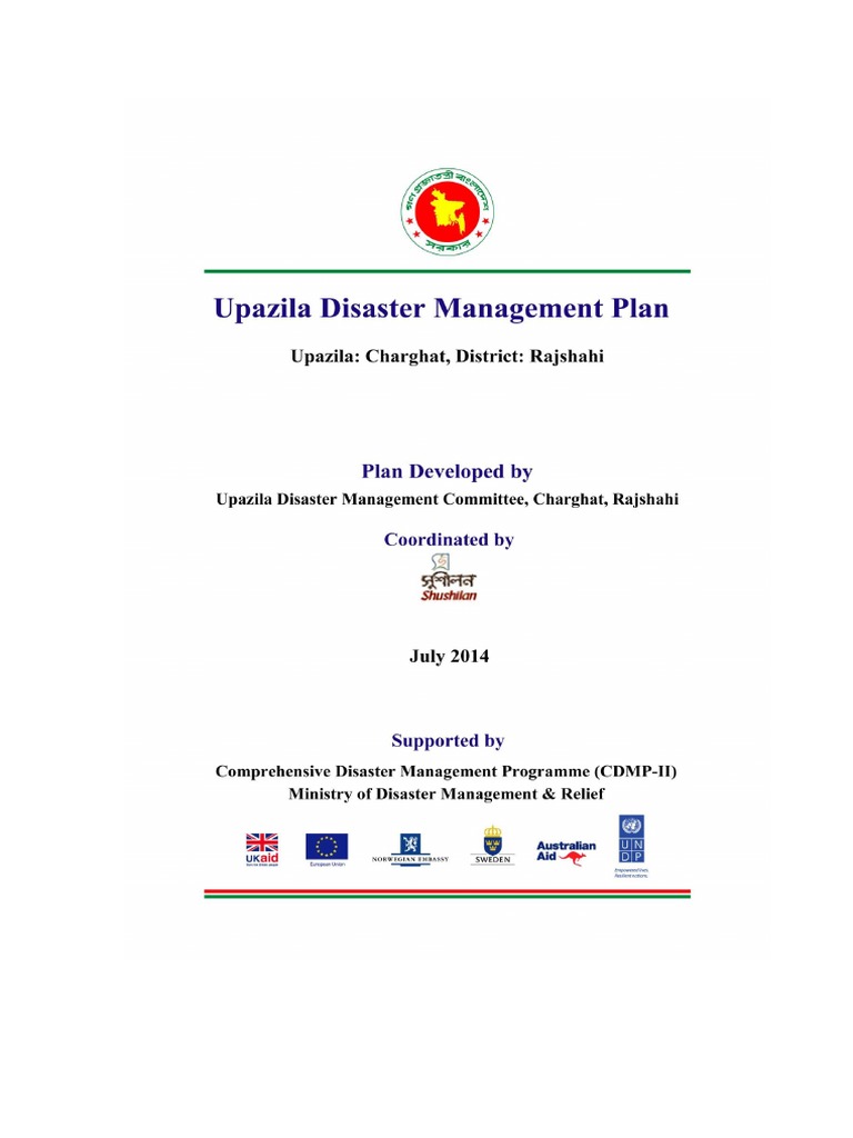 DM Plan Charghat Upazila Rajshahi District - English Version-2014 | PDF ...