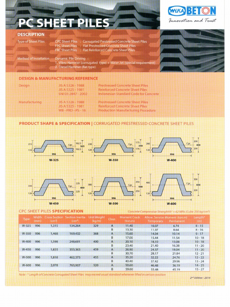 Brosur Sheet Piles | PDF