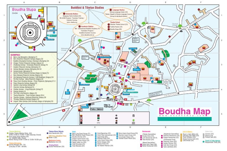 Boudha Map | PDF | Language Arts & Discipline | Foreign Language Studies