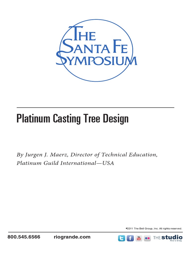 2007 Platinum Casting Tree Design | PDF | Cobalt | Casting (Metalworking)