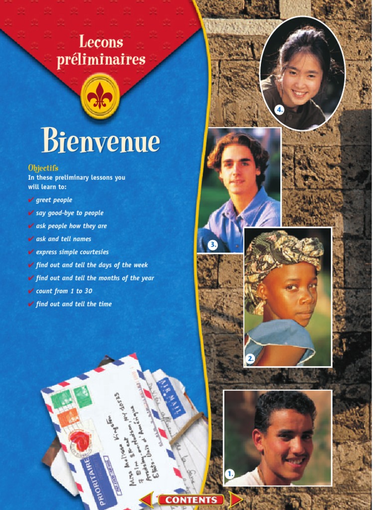 Bon Voyage Level 1: Greetings & Basics | PDF | Vocabulary