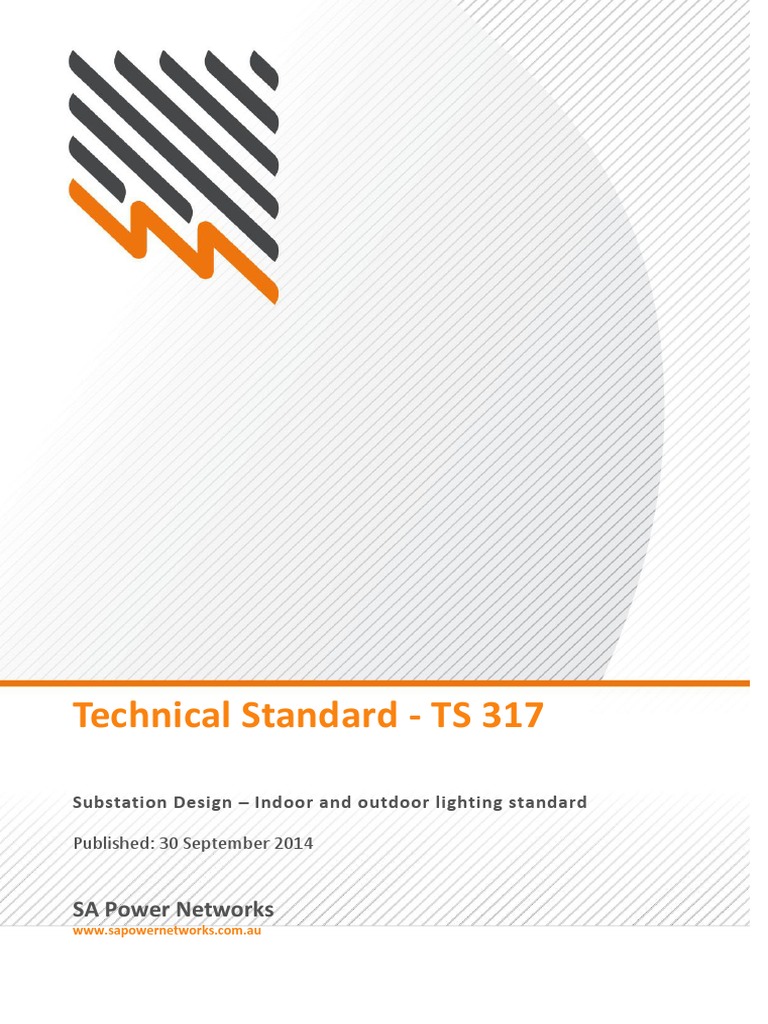 Substation Design Indoor and Outdoor Lighting Standard | PDF | Lighting ...