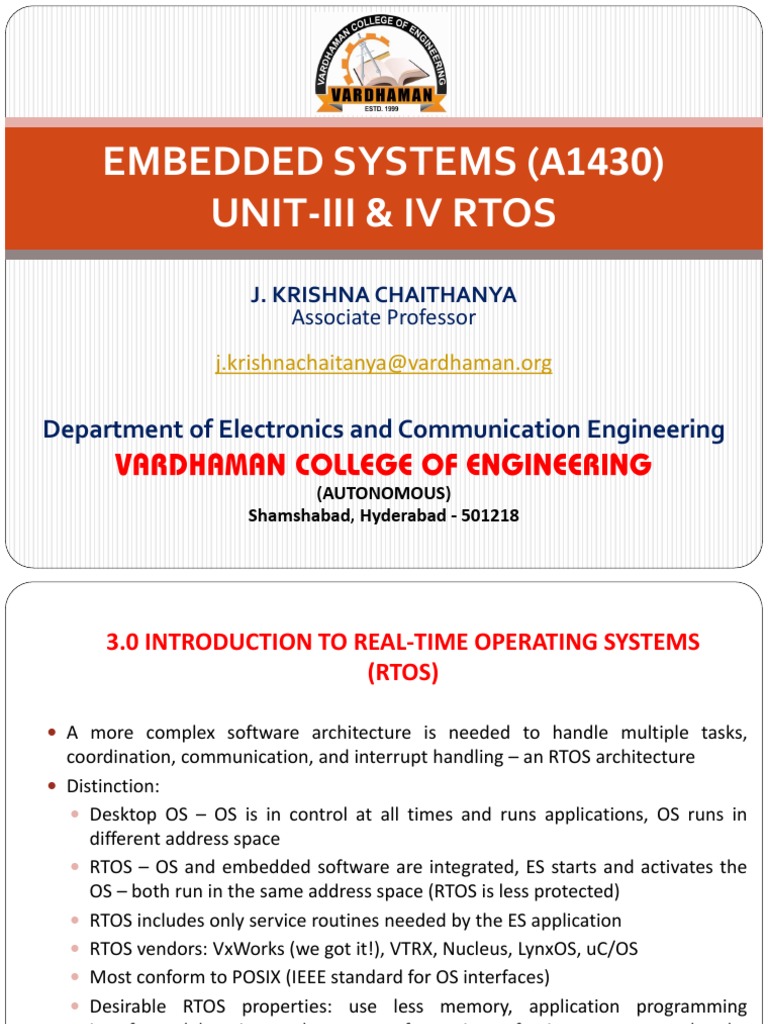RTOS and Semaphore Concepts | PDF | Embedded System | Operating System