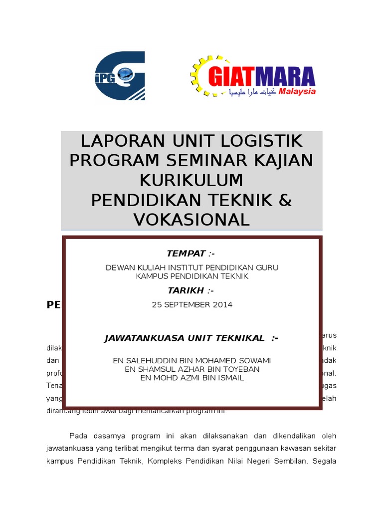 Laporan Unit LOGISTIK | PDF