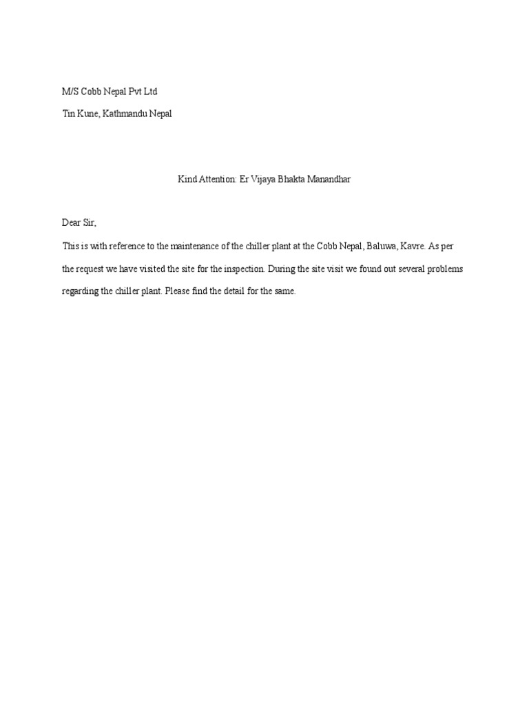 Quotation For Chiller Maintenance | PDF | Building Engineering ...