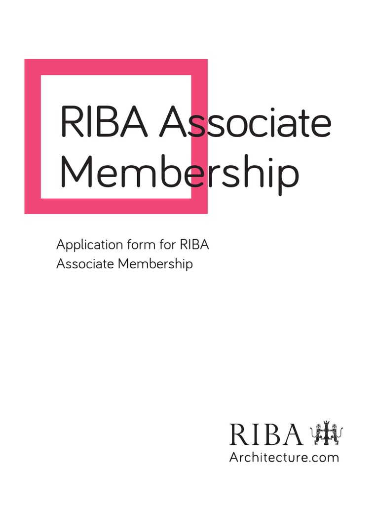 2015 RIBA Associate Membership Application Form | PDF | Debit Card | Cheque