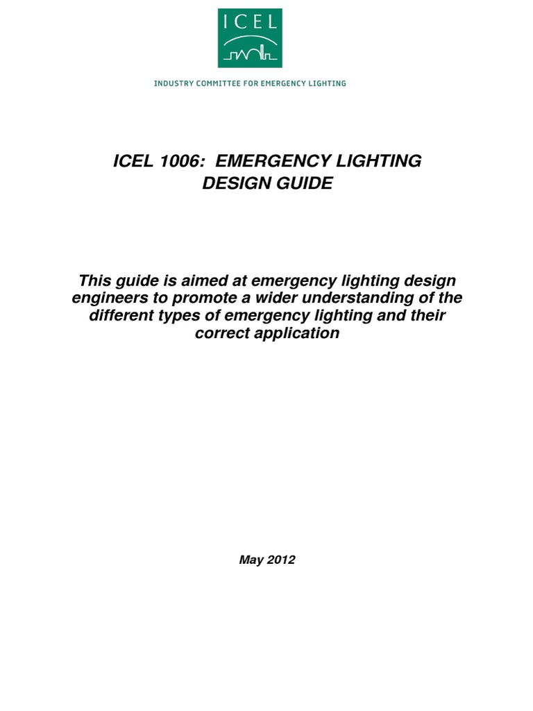 Icel 1006 Emergency Lighting Design Guide Hyp 10-1-2013 PDF 1360669544 ...