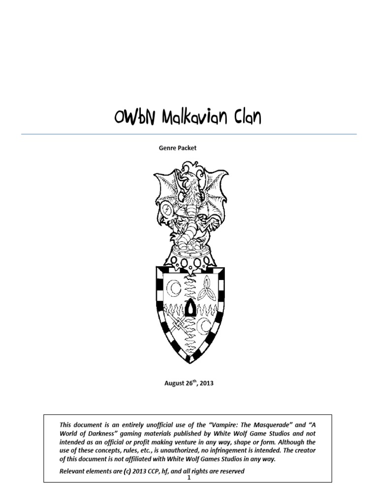 Malkavian Packet 2013 | PDF | Divination | Storytelling