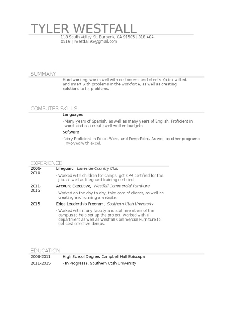 Edge Resume | PDF | Career & Growth | Business