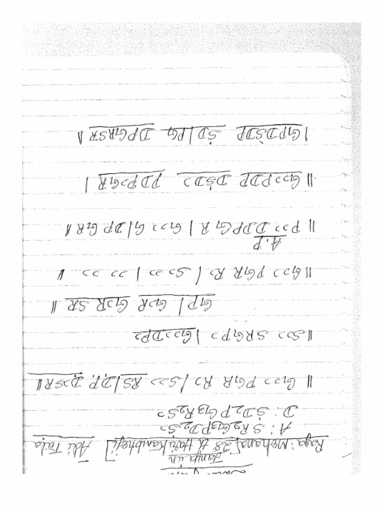Mohana Swarajathi Script | PDF