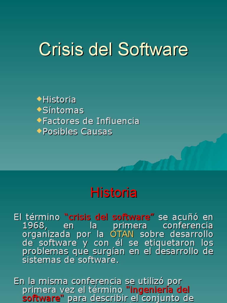 Crisis | Descargar gratis PDF | Software | Ingeniería de software