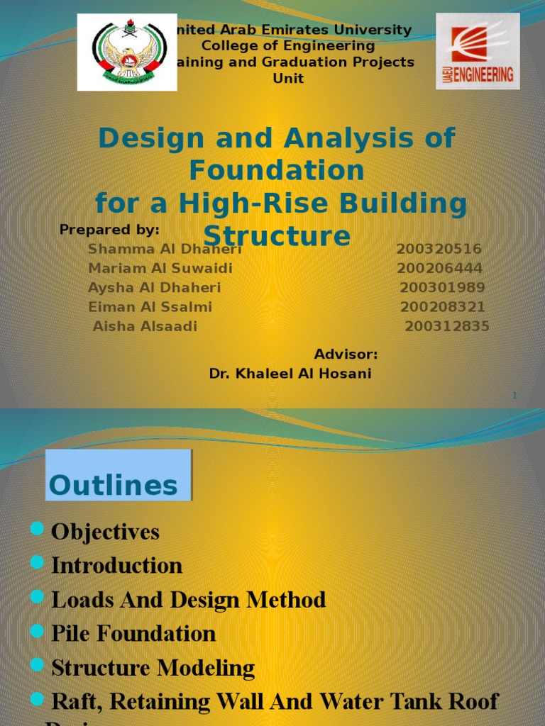 Design and Analysis of Foundations For A High-Rise Building | PDF ...