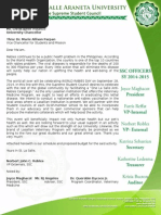 Letter of Request For Fogging and Misting | PDF | Health Sciences ...