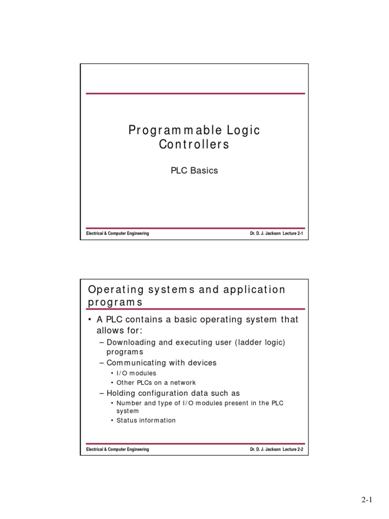 PLC Basics and Scanning Process | PDF