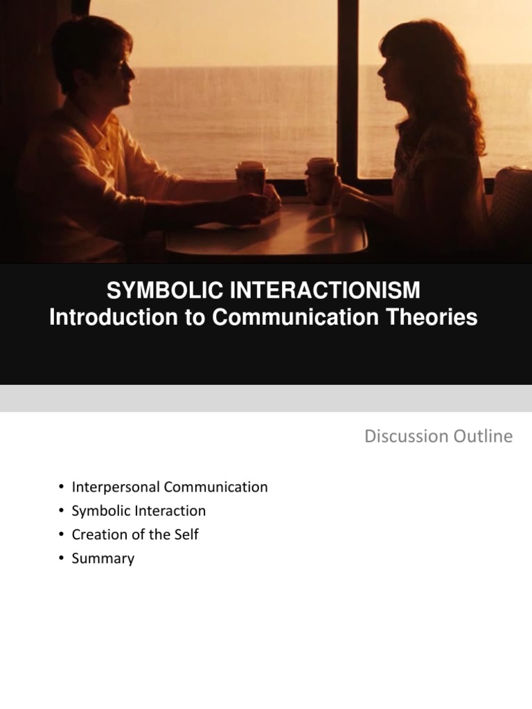 Symbolic Interactionism Introduction To Communication Theories | PDF ...