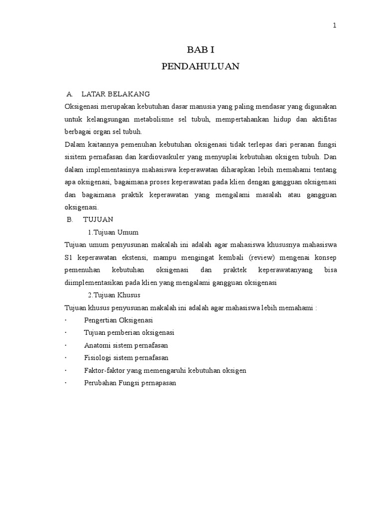 Askep Kebutuhan Oksigen | PDF