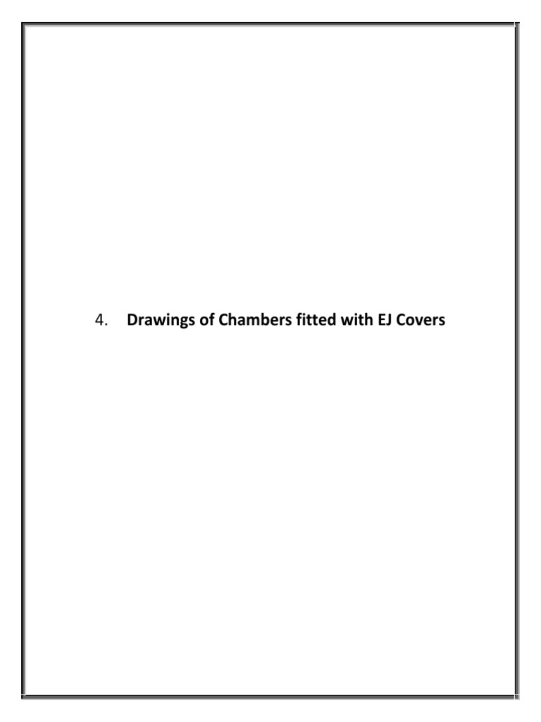 Drawings of Chambers Fitted With | PDF