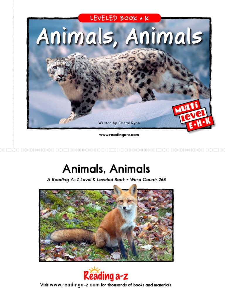 Raz Lk29 Animalsanimals CLR Animals | PDF | Elk | Elephant