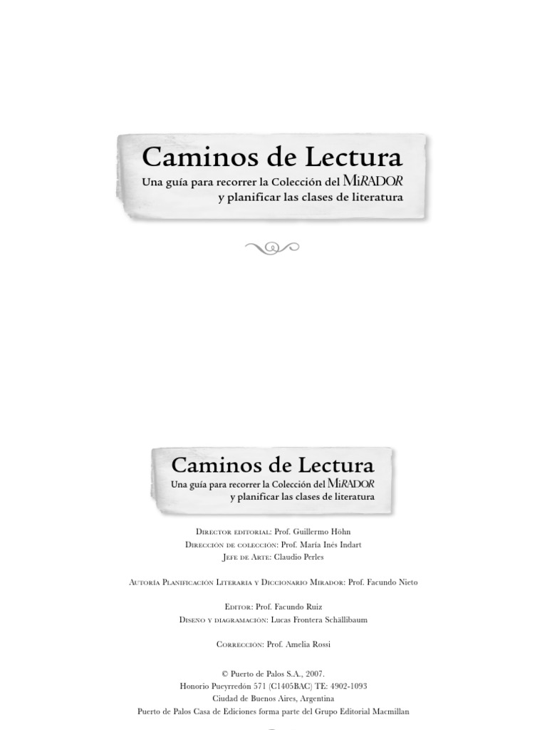 Caminos de Lectura Cántaro | PDF | Cuentos | Literatura de fantasía