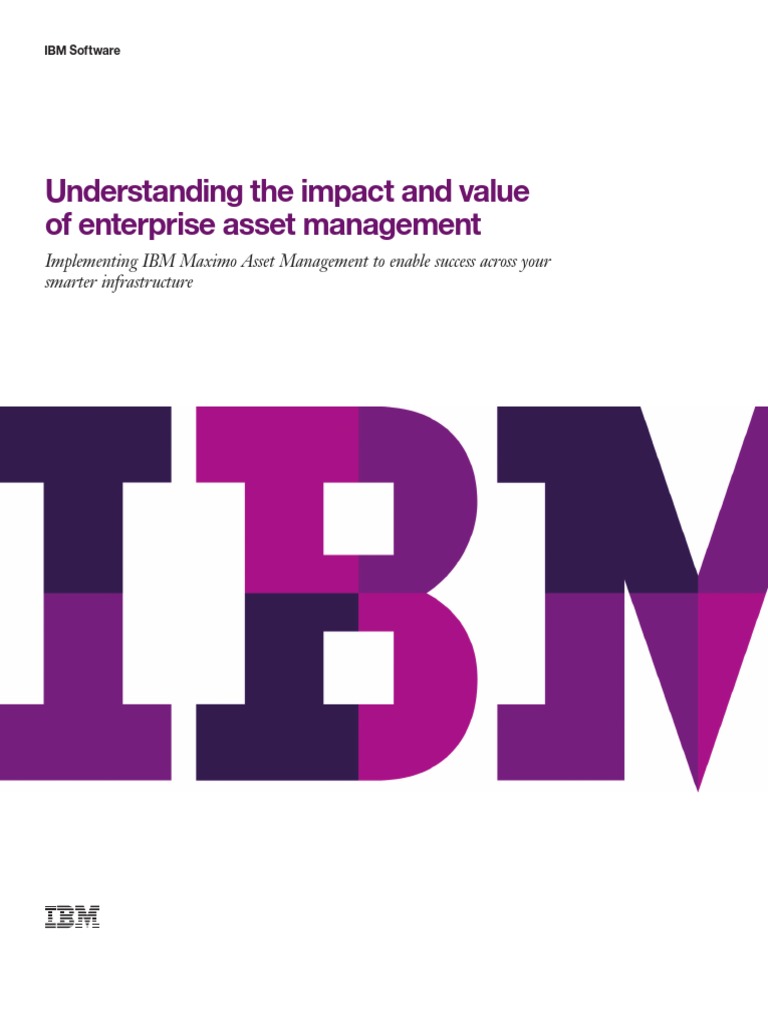 Maximo IBM Asset Management Brochure | PDF | Business Process ...