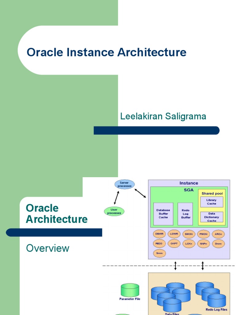 Oracle Instance Architecture | PDF | Oracle Database | Cache (Computing)