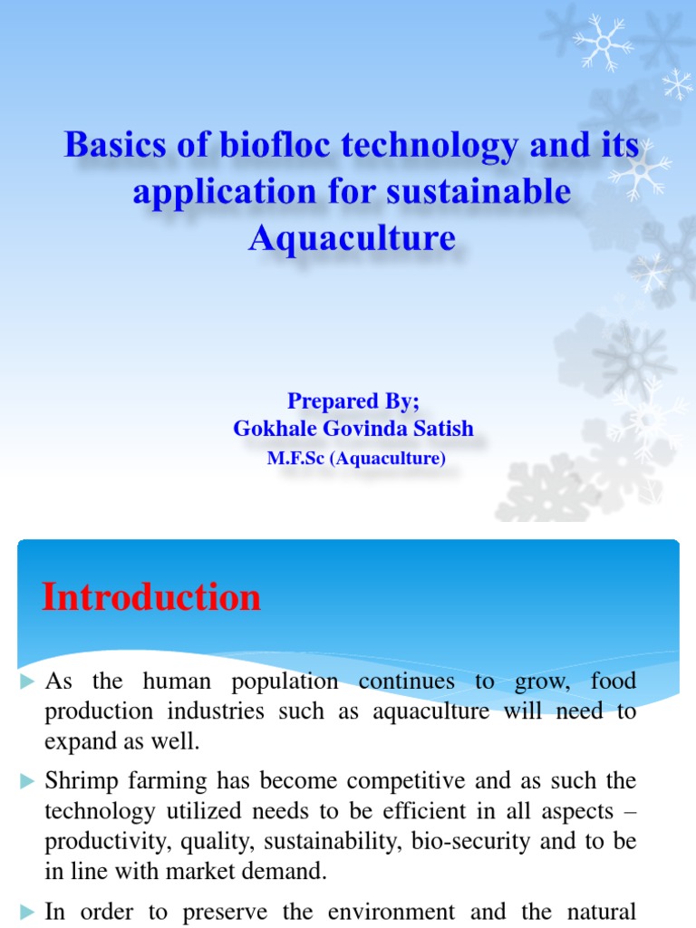 Biofloc Technology | PDF | Bacteria | Aquaponics