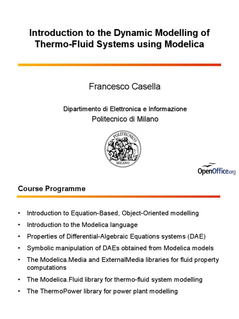 Introduction Modelica | PDF | Class (Computer Programming) | Matrix (Mathematics)