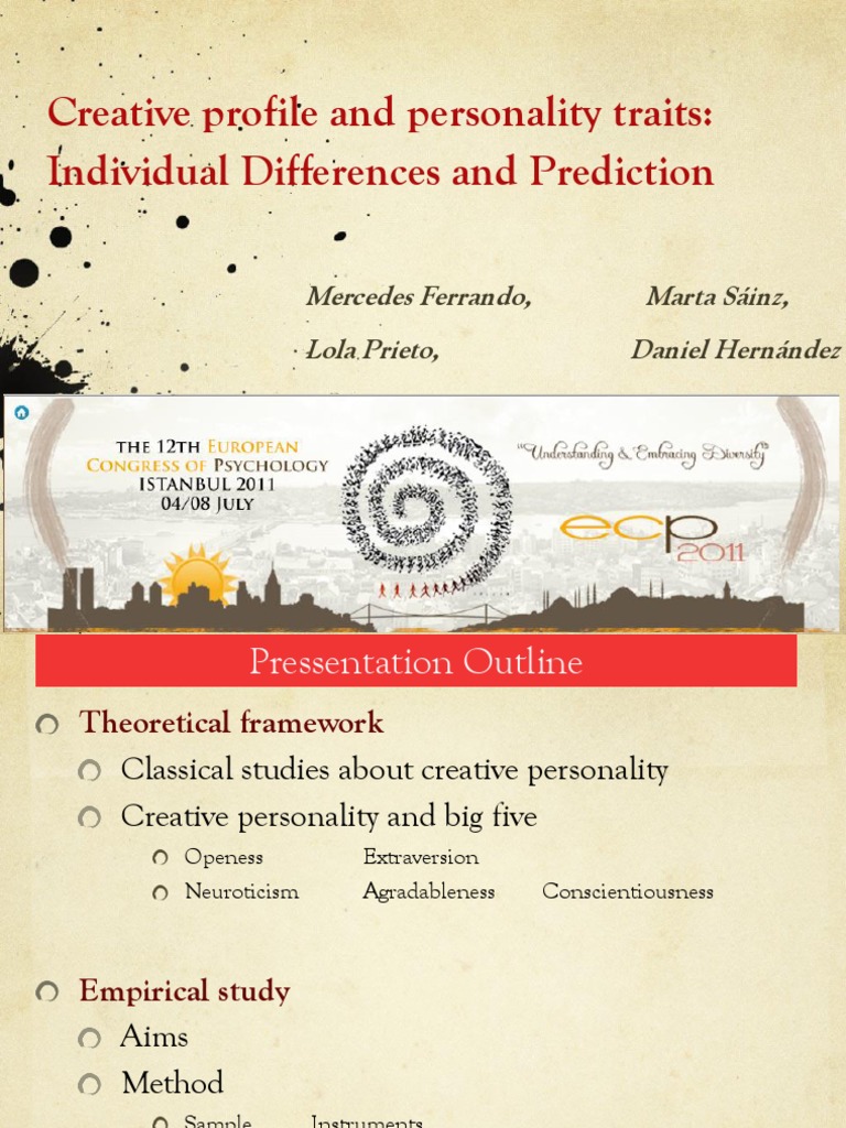 Estambul Creatividad y Personalidad | PDF | Extraversion And Introversion | Creativity