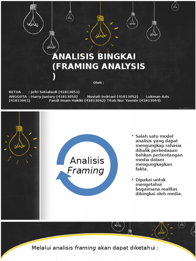Analisis Framing | PDF