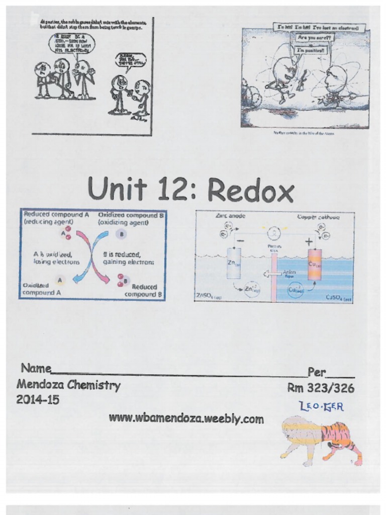 Redox Packet | PDF