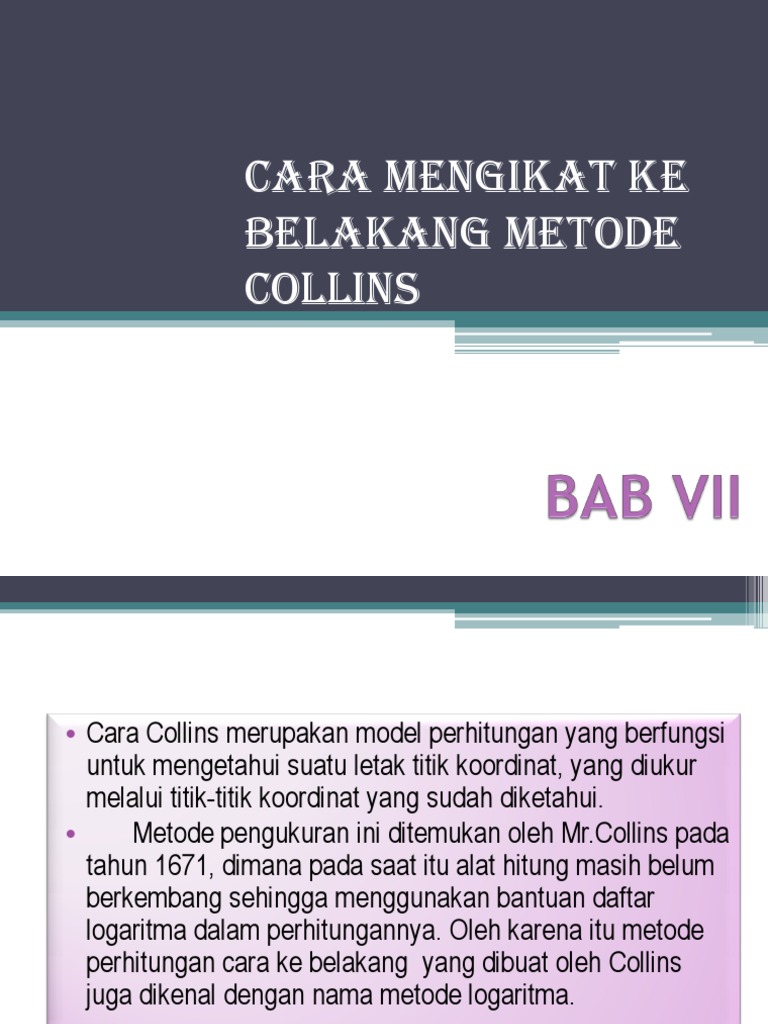 Metode Collins | PDF