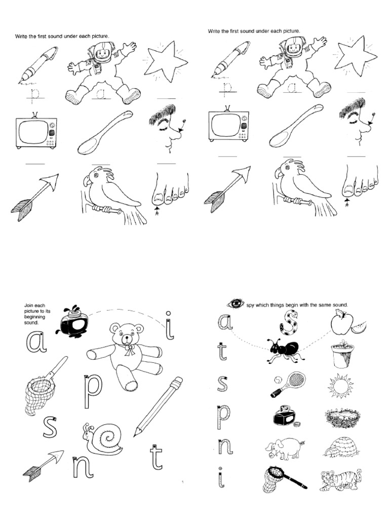 Phonics Group 1 Worksheets | PDF