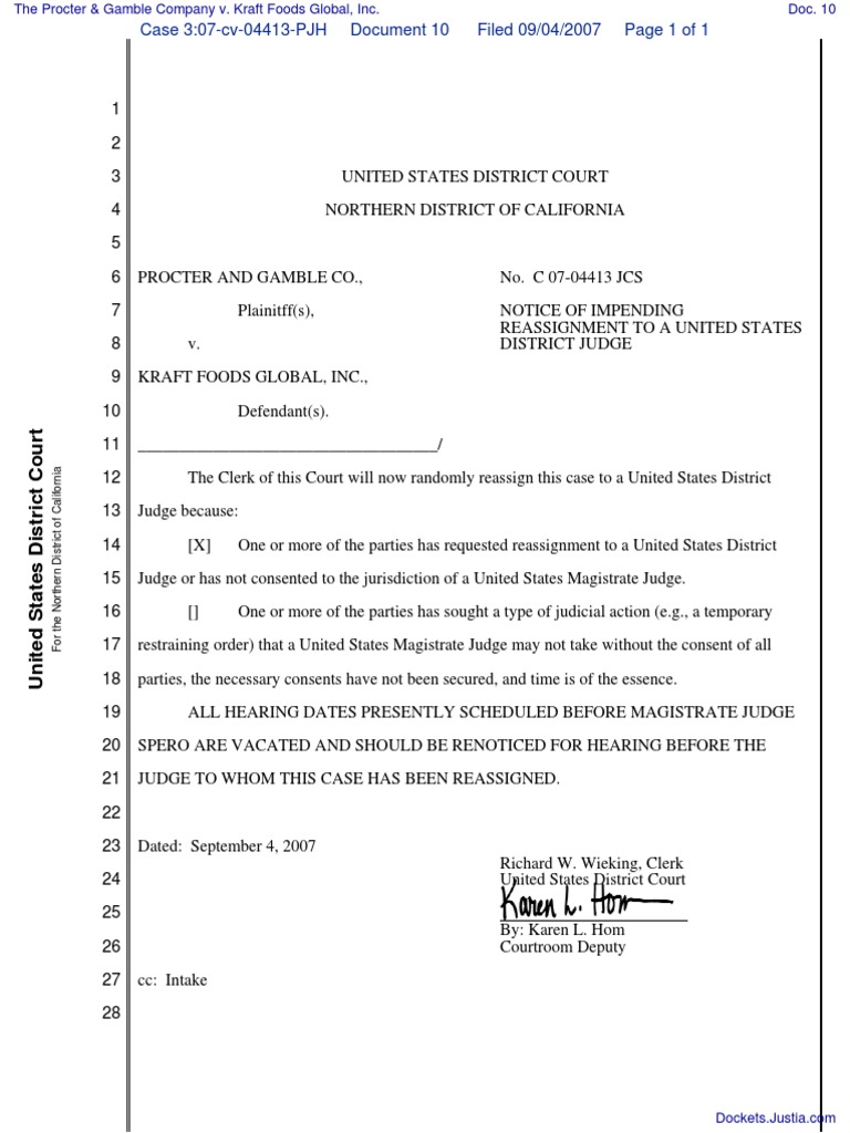The Procter & Gamble Company v. Kraft Foods Global, Inc. - Document No ...