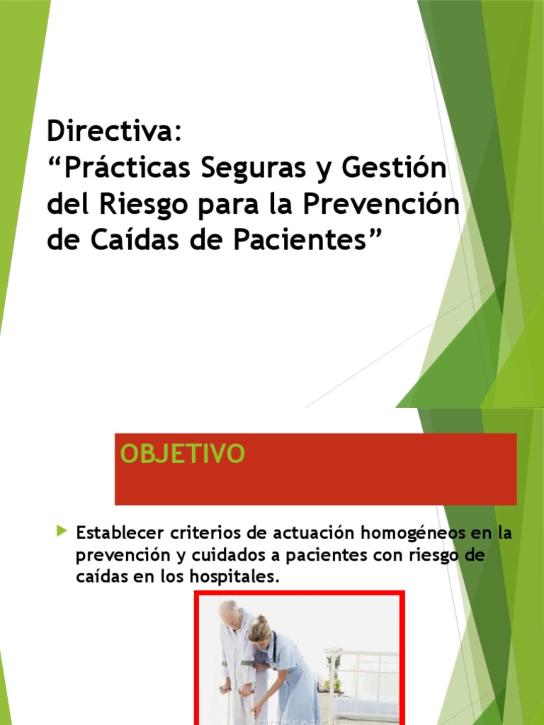 Guia-Caida de Paciente ULTIMO | Hospital | Seguridad del paciente