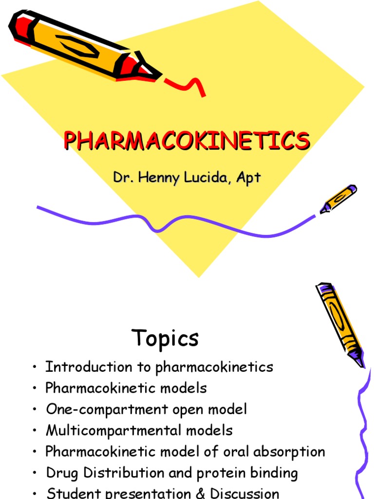 PHARMACOKINETICS.ppt | Products Of Chemical Industry | Pharmacokinetics
