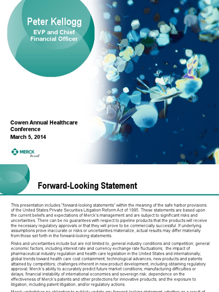 Cowen Hcc Slides Final Pdf Merck Co Clinical Trial