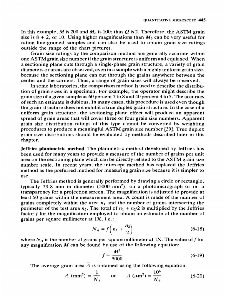 Jeffries Planimetric Method The Planimetric Method Developed by ...