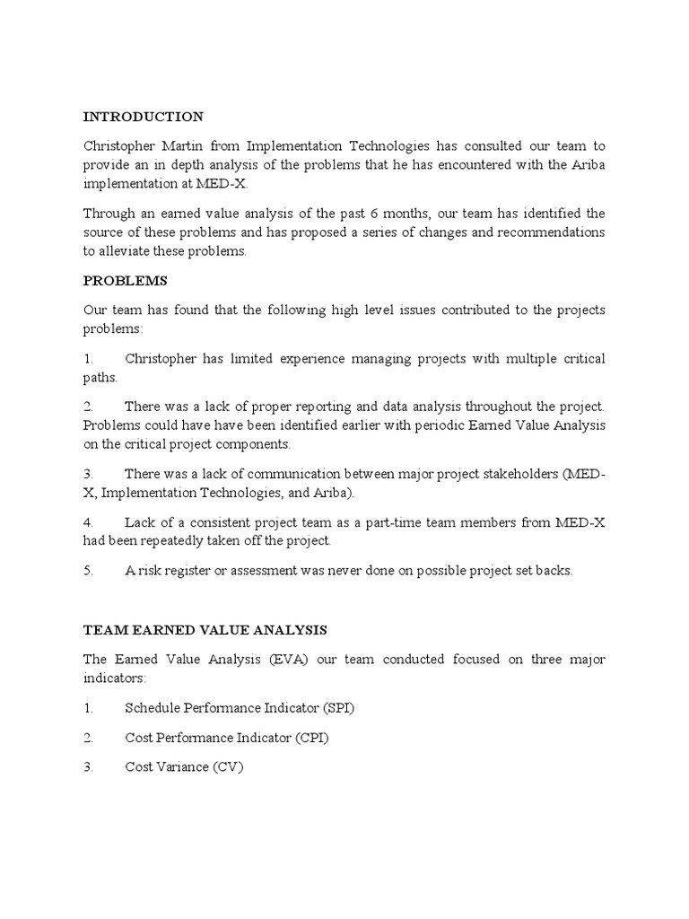 Team 3 Ariba Implementation in Med | PDF | Accountability | Leadership