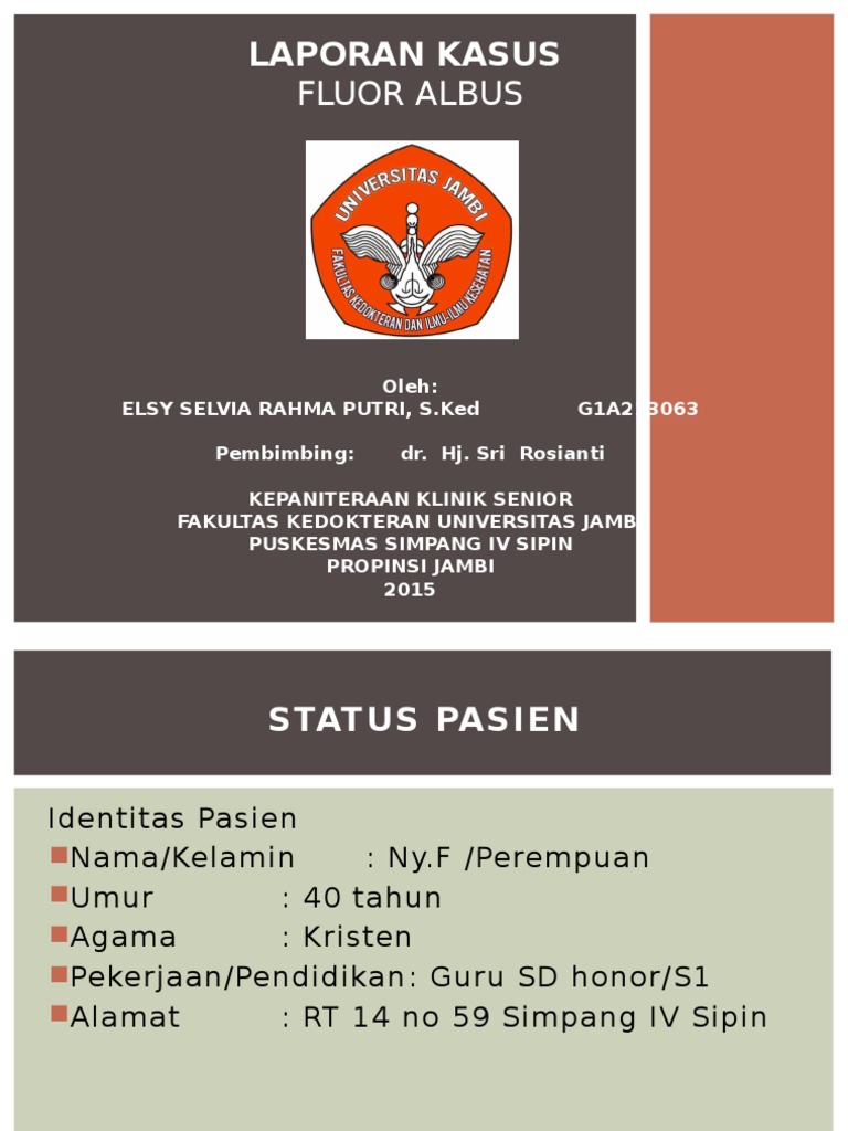 Fluor Albus | PDF | Kesehatan Holistik | Gaya Hidup