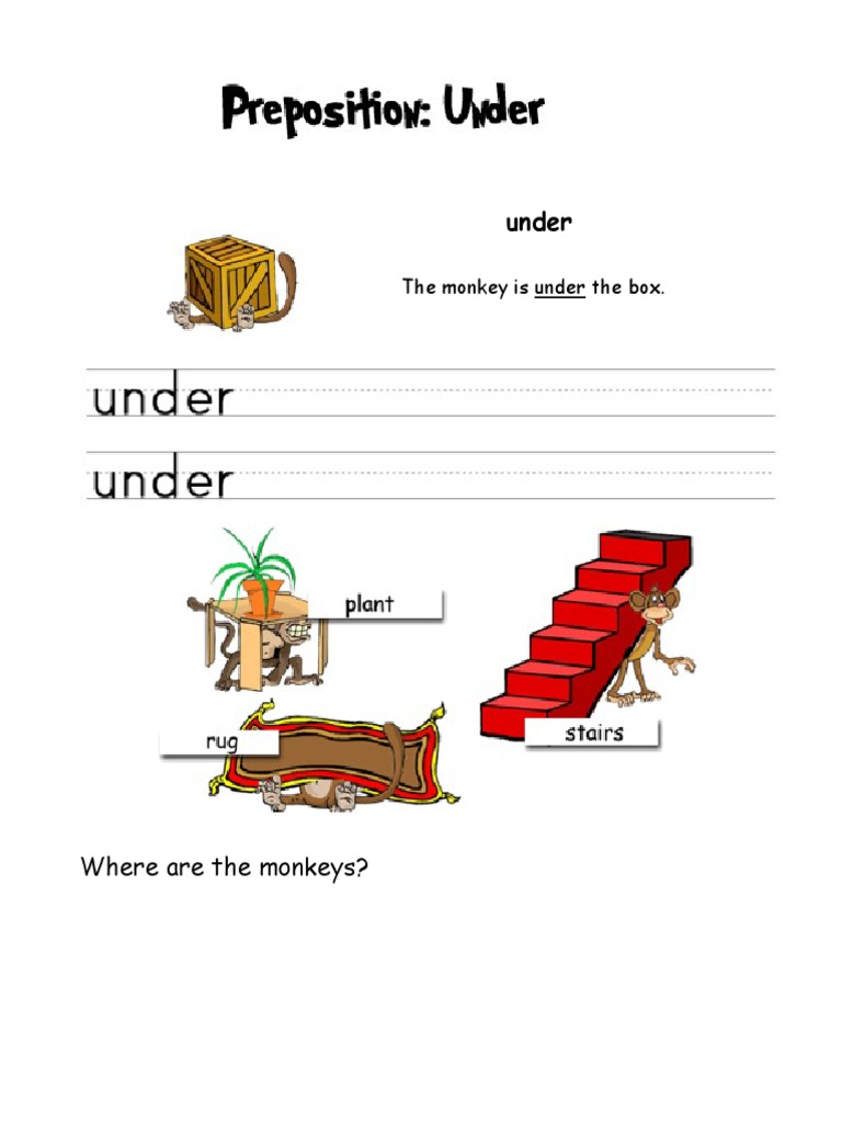Under: Where Are The Monkeys? | PDF