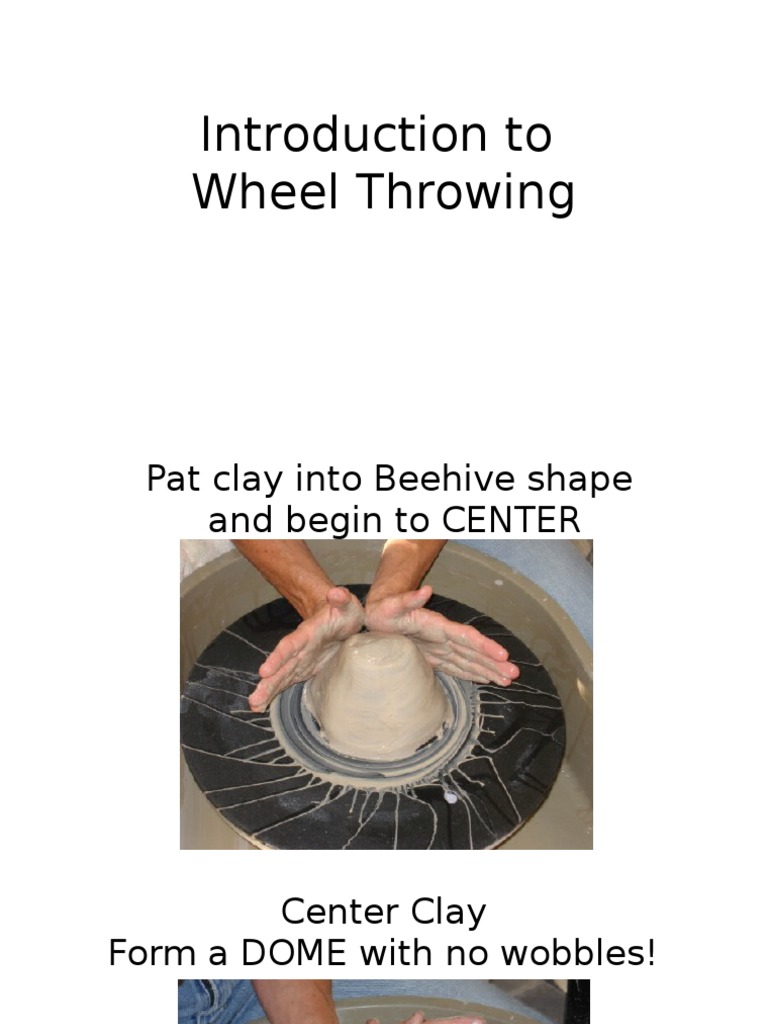 Beginner's Guide to Wheel Throwing | PDF | Home & Garden